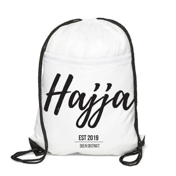 Hajj Drawstring Backpack South Africa | Shop Online | Deen District