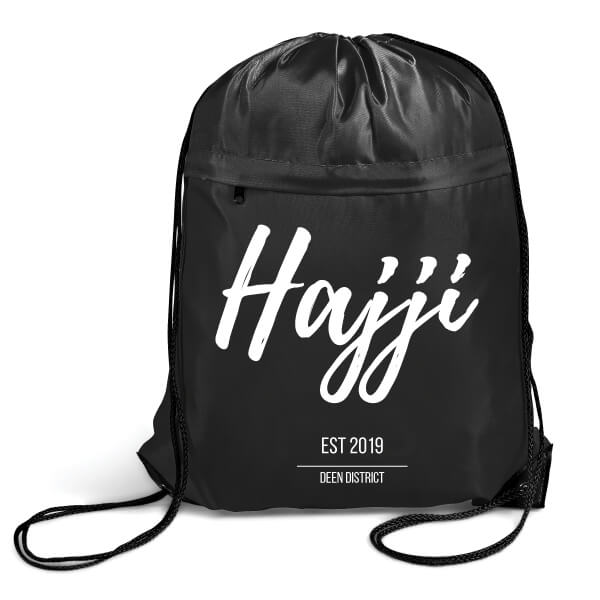 Hajj Drawstring Backpack South Africa | Shop Online – Deen District
